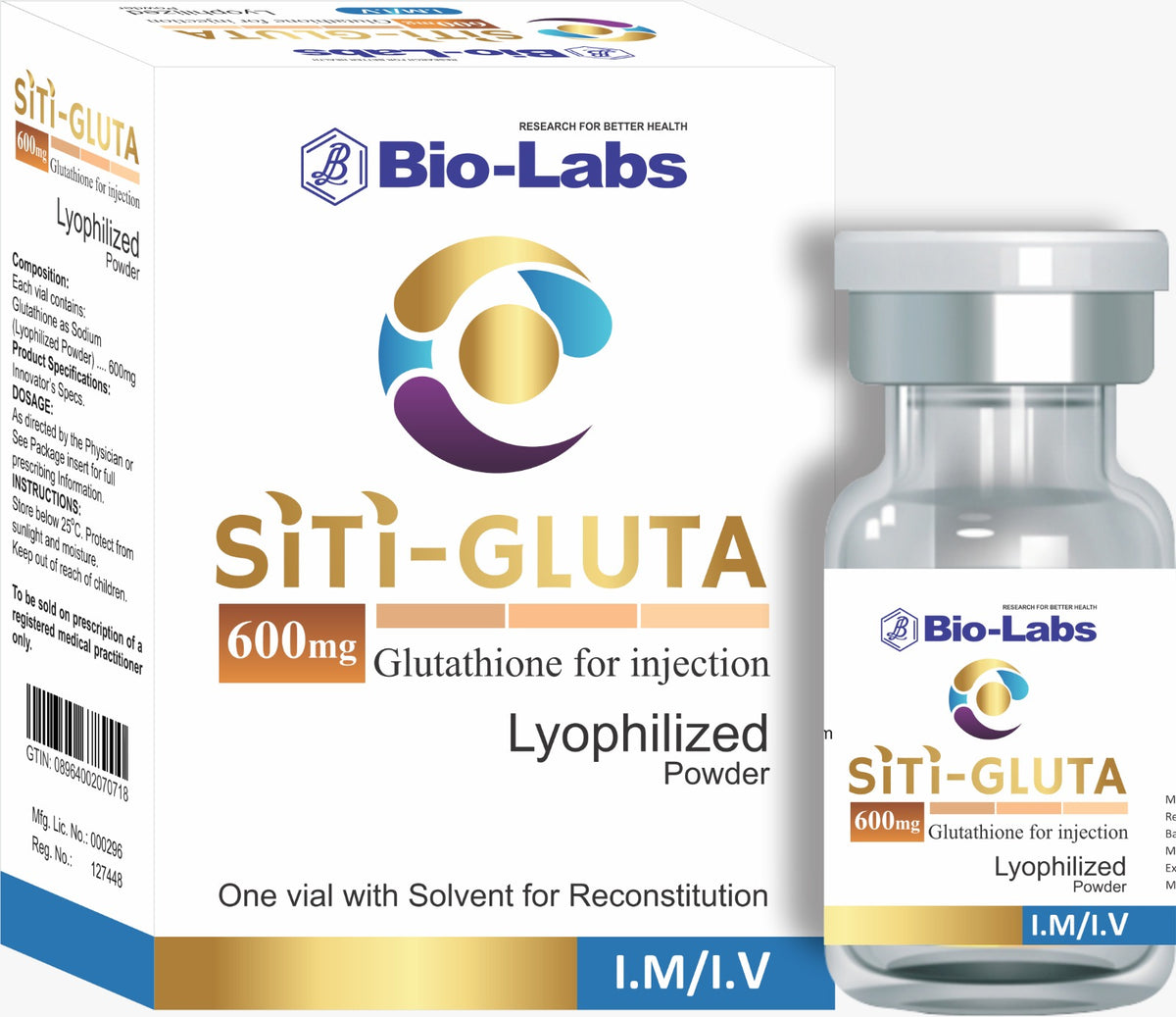 Siti-Gluta (Glutathione for Injection) – Bio-Labs Consumer Health