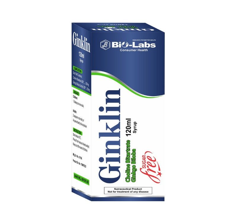 Ginklin ( Improves Memory and Brain Function ) – Bio-Labs Consumer Health